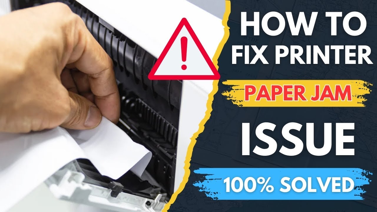 How to Fix printer paper jam issue? - YouTube
