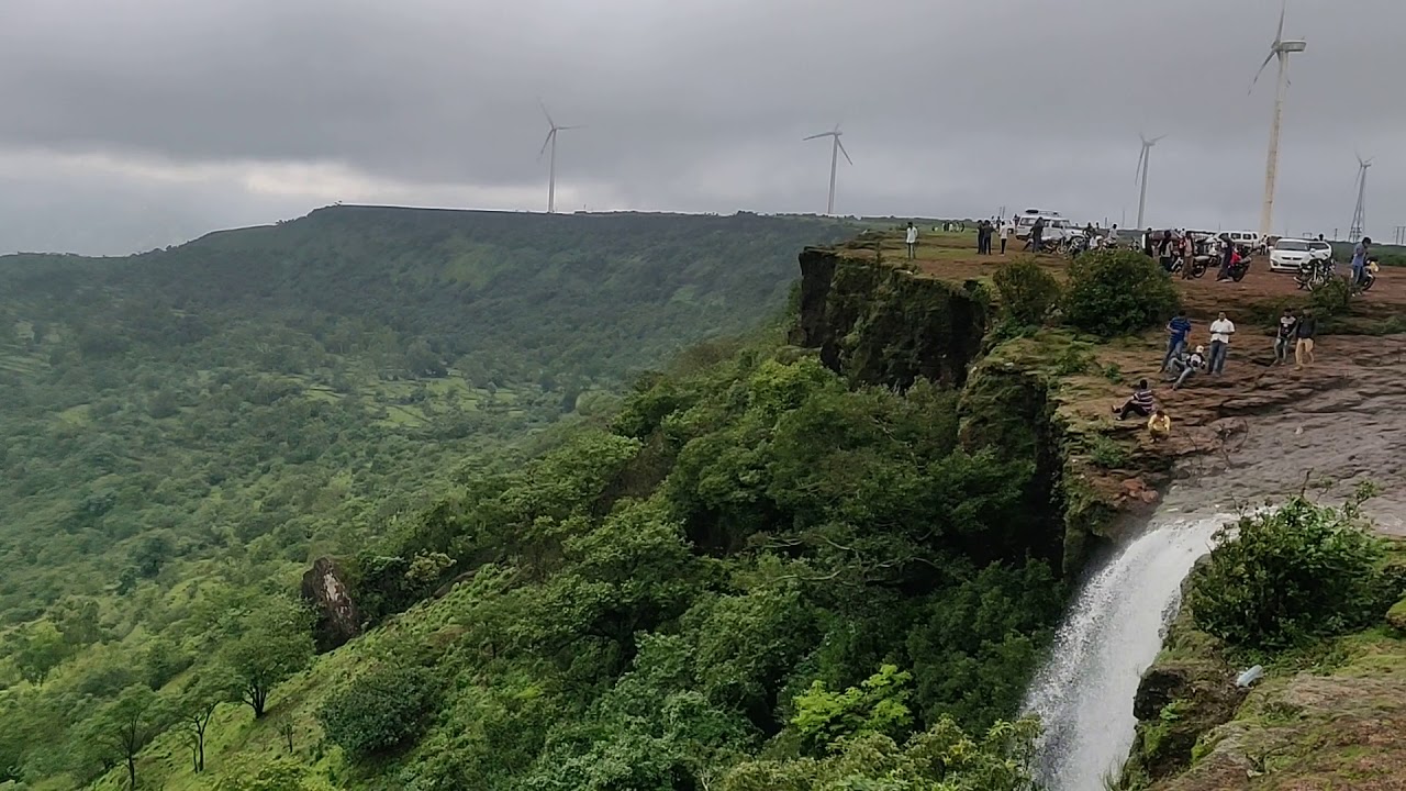 Reverse waterfall,Sada Waghapur - YouTube