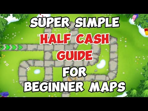 Simple Half Cash Guide for Beginner Maps #btd6 #guide #tutorial # ...