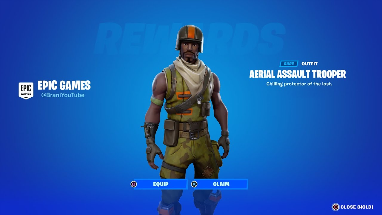 HOW TO GET AERIAL ASSAULT TROOPER SKIN IN FORTNITE SAVE THE WORLD ...