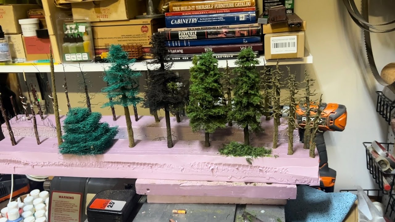 Furnace Filter Trees for the NMRA Clinic in Richmond - Model Railroad ...
