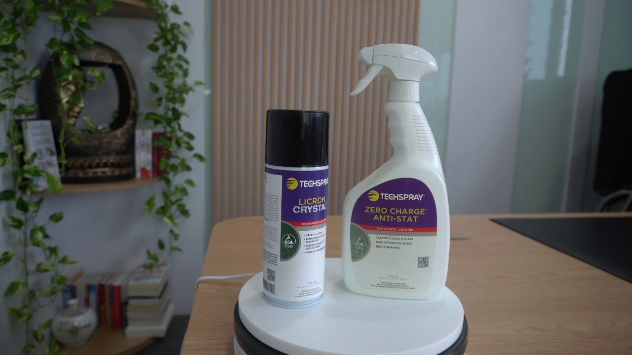 Techspray 1756 - Biến hóa kìm, nhíp có thể chống tĩnh điện? - YouTube