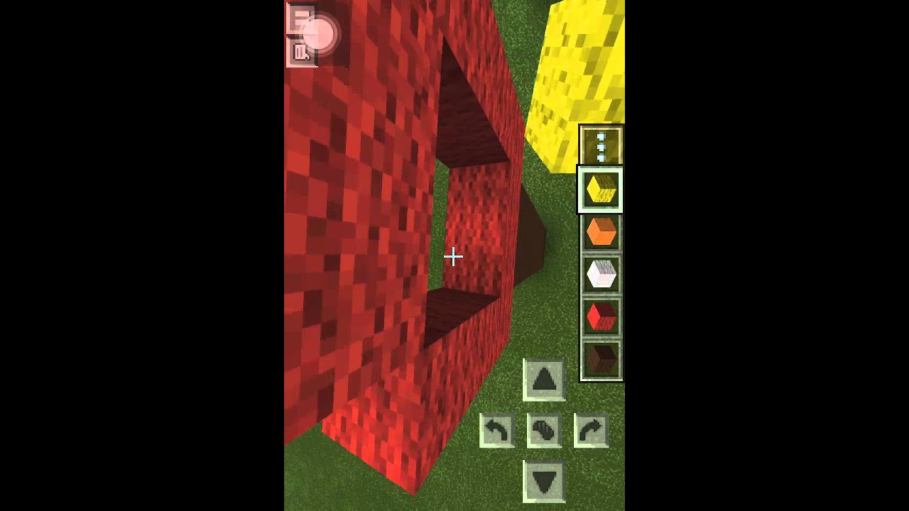 Minecraft PE pixel art: Redstone torch - YouTube