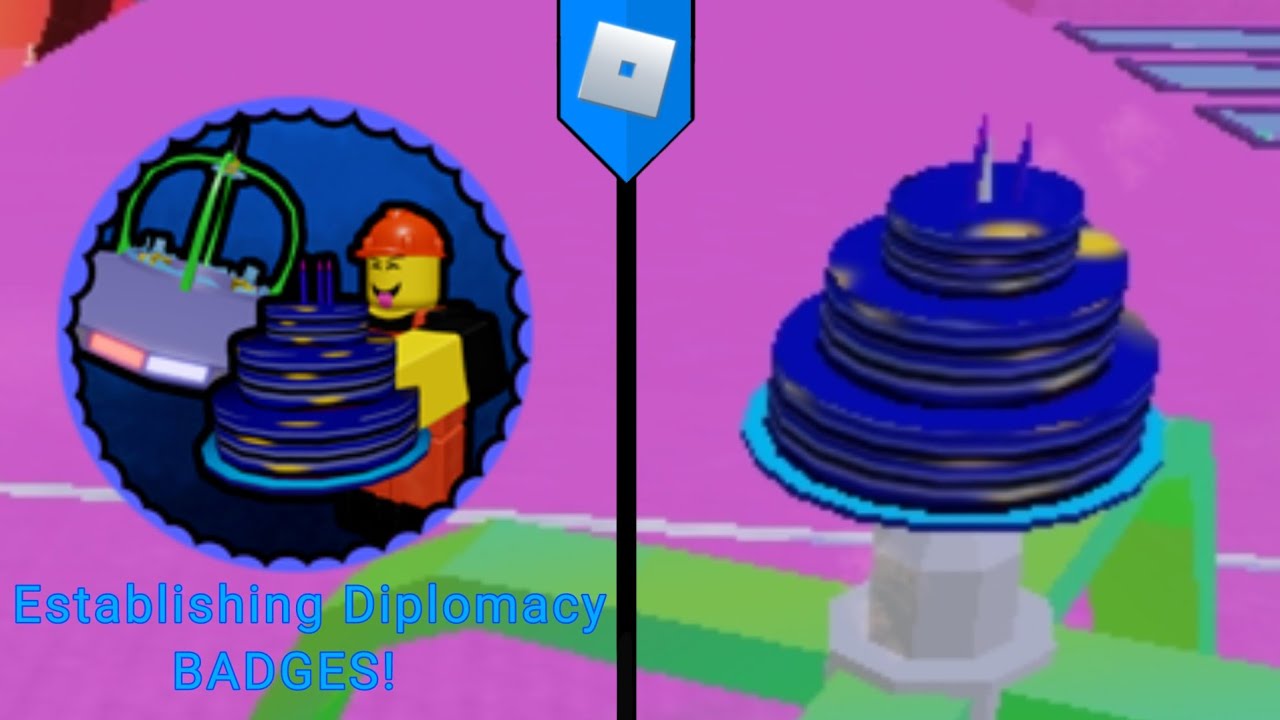 HOW TO GET Establishing Diplomacy BADGES! Make a Cake (ROBLOX) - YouTube