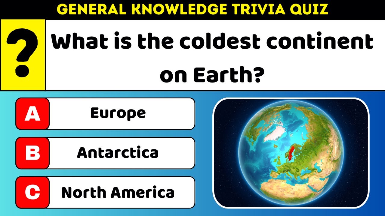 "Ultimate General Knowledge Quiz: Test Your Trivia Skills!" - YouTube