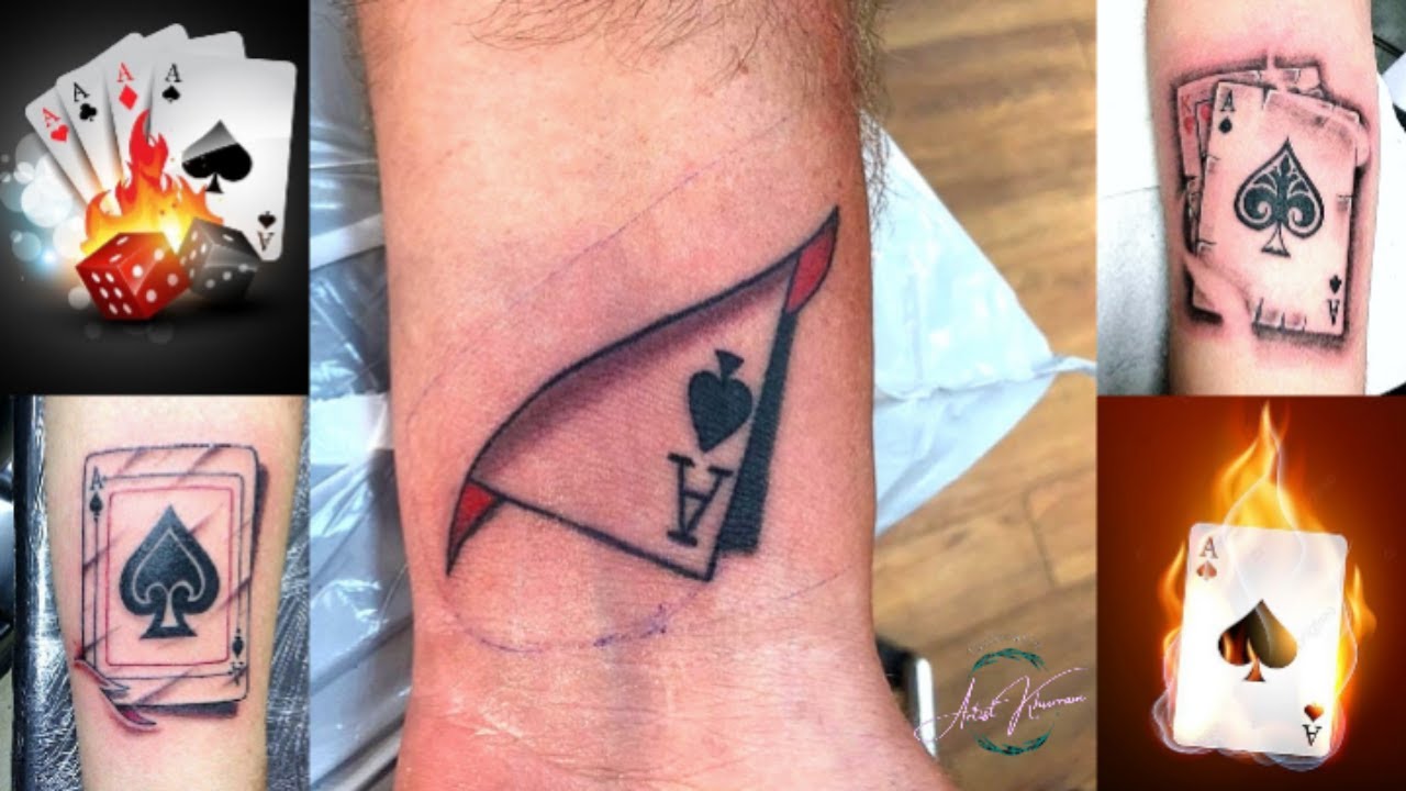 Ace in skin tattoo design // hand tattoo // tattoo ideas - YouTube