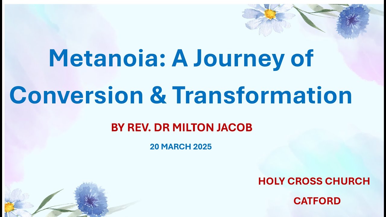 Metanoia: A Journey of Conversion & Transformation - YouTube