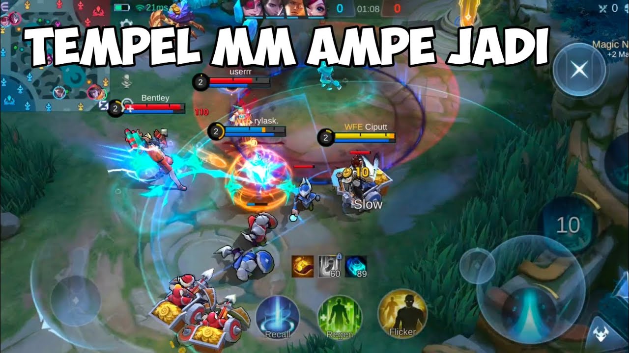 Tempel MM Ampe Late Game — Mobile Legends - YouTube