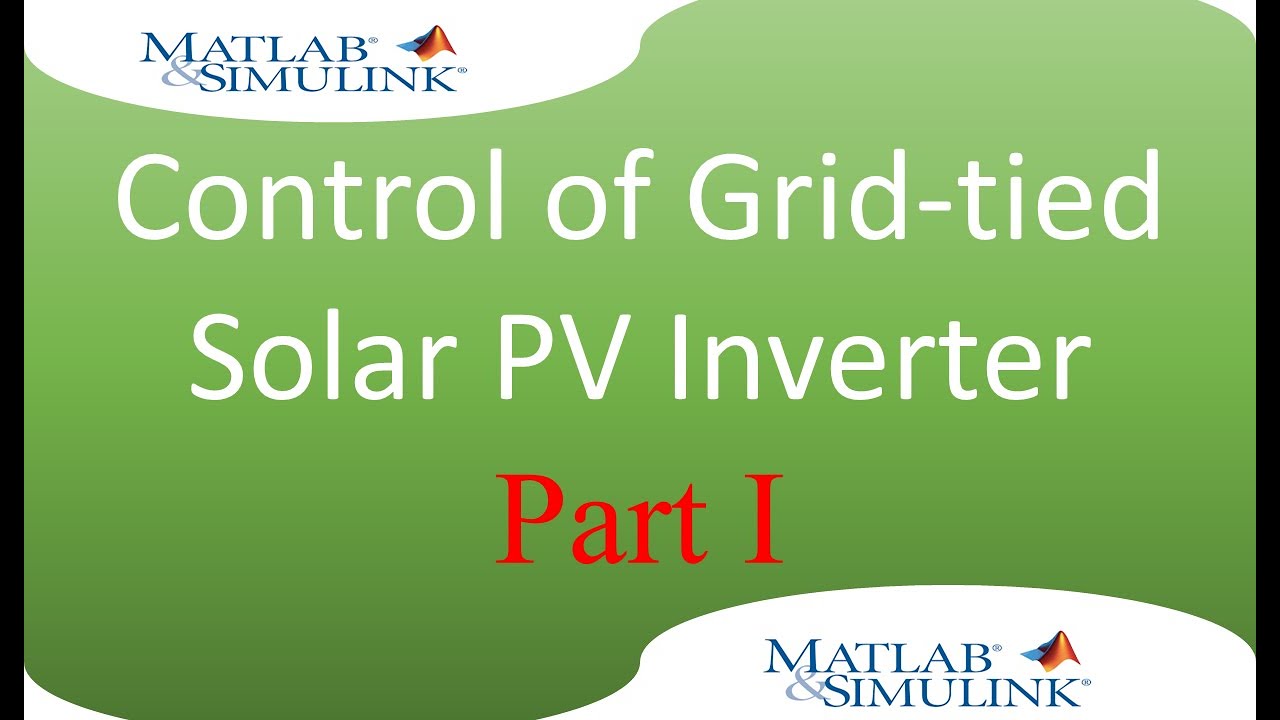Control of Grid-tied solar PV inverter - YouTube