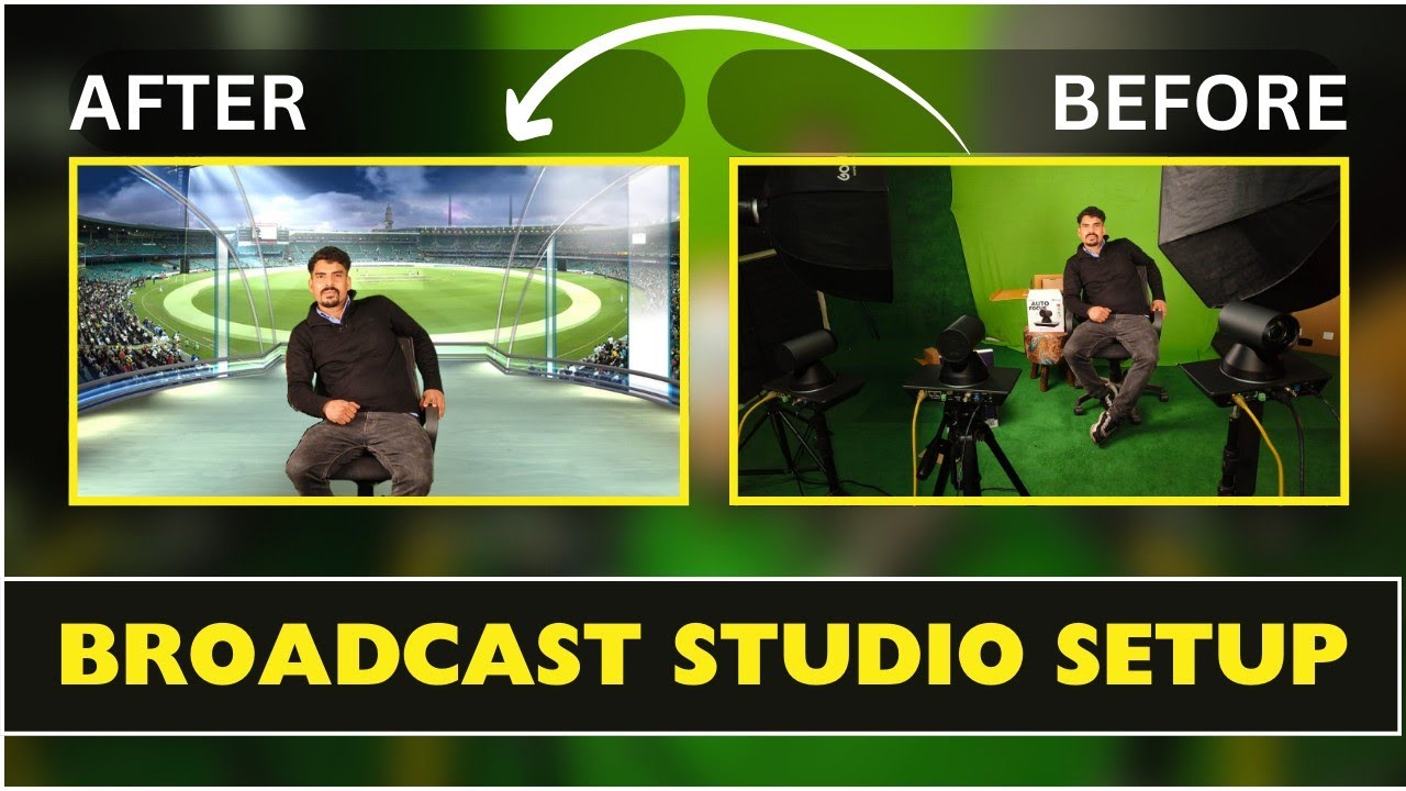 Podcast studio setup | cricket studio | interview Studio setup | video ...