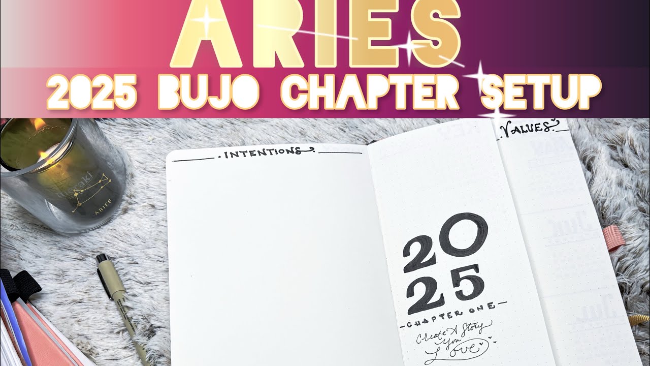 2025 ARIES BUJO CHAPTER SETUP | The BuJo Method: 3 of 5 Core ...