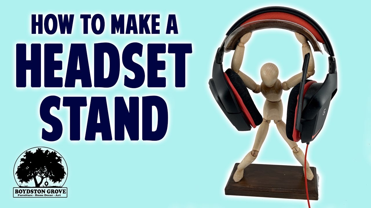 How to Make a custom Headset Stand // IKEA Hack Idea - YouTube