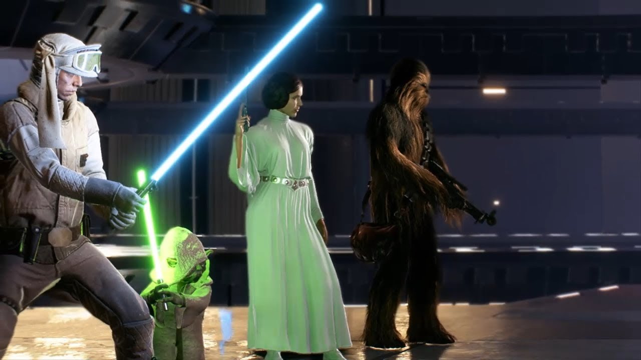 Battlefront 2 | Luke Gameplay | Heroes Vs Villains - YouTube