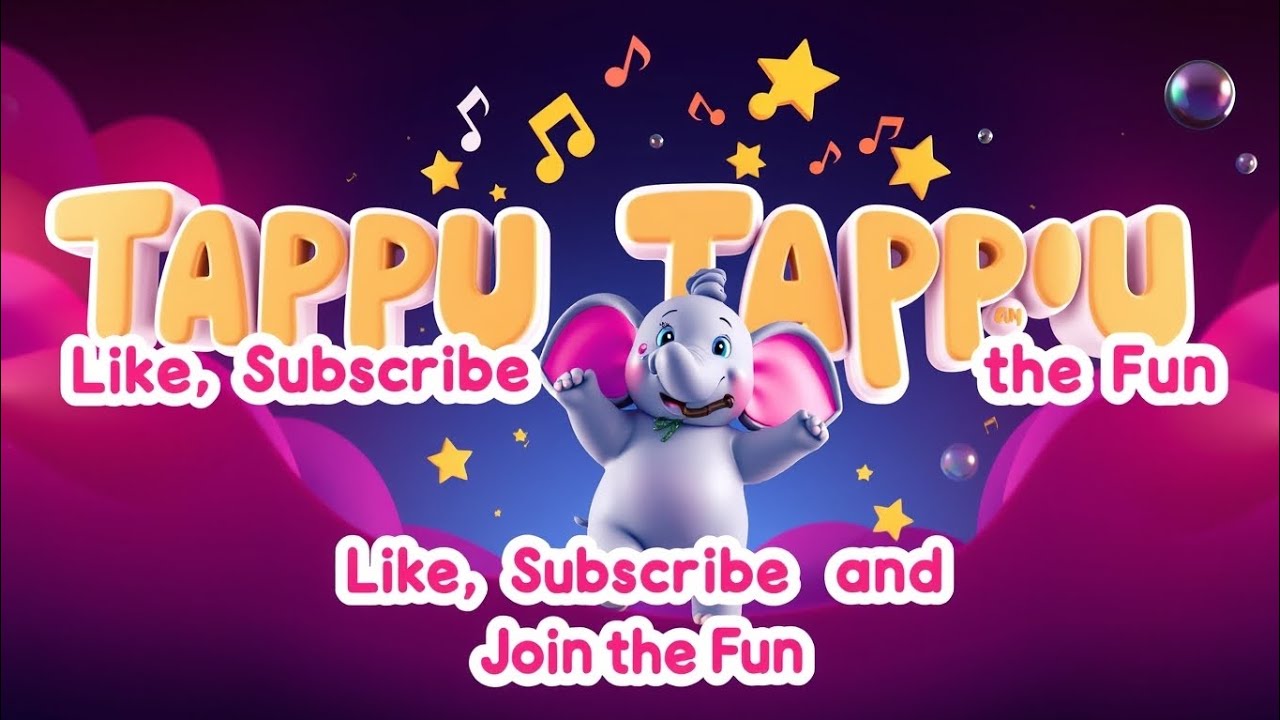 Tappu Elephant Went to Dance |Fun and Energetic Rhymes for Kids# ...