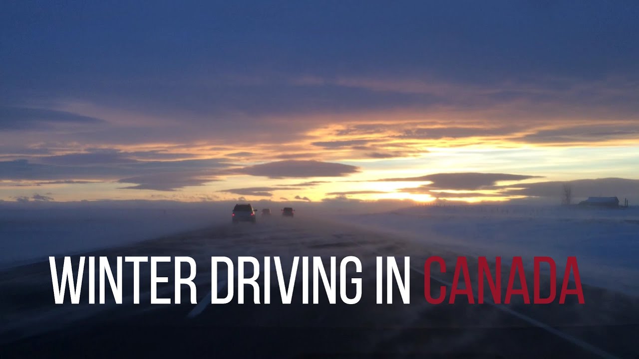 Winter Driving in Canada I Blizzard I Icy Roads! - YouTube