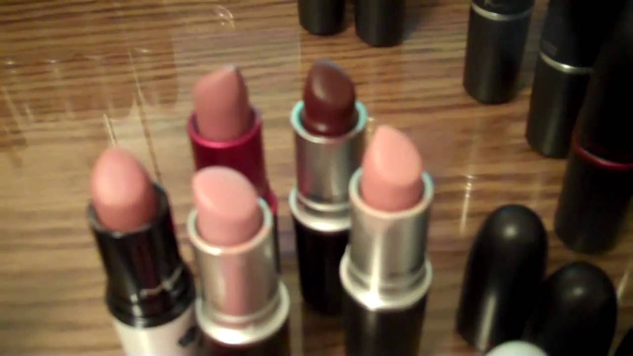 My MAC Lipstick Collection Permanent & Limited Edition - YouTube