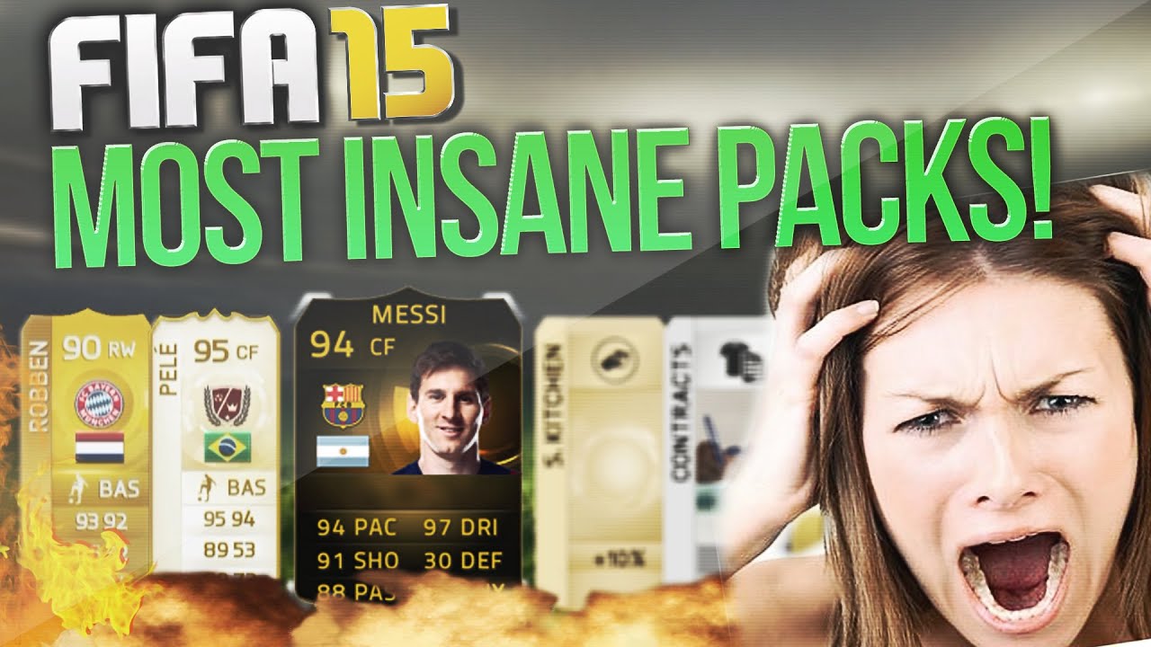 THE MOST INSANE PACKS ON FIFA 15!! Fifa 15 Top 10 Luckiest Packs! Pele ...