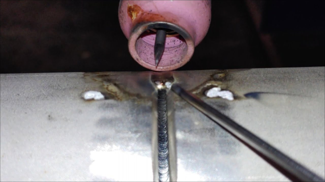 Flat back bead ! Is it impossible with the half key hole TIG welding ...