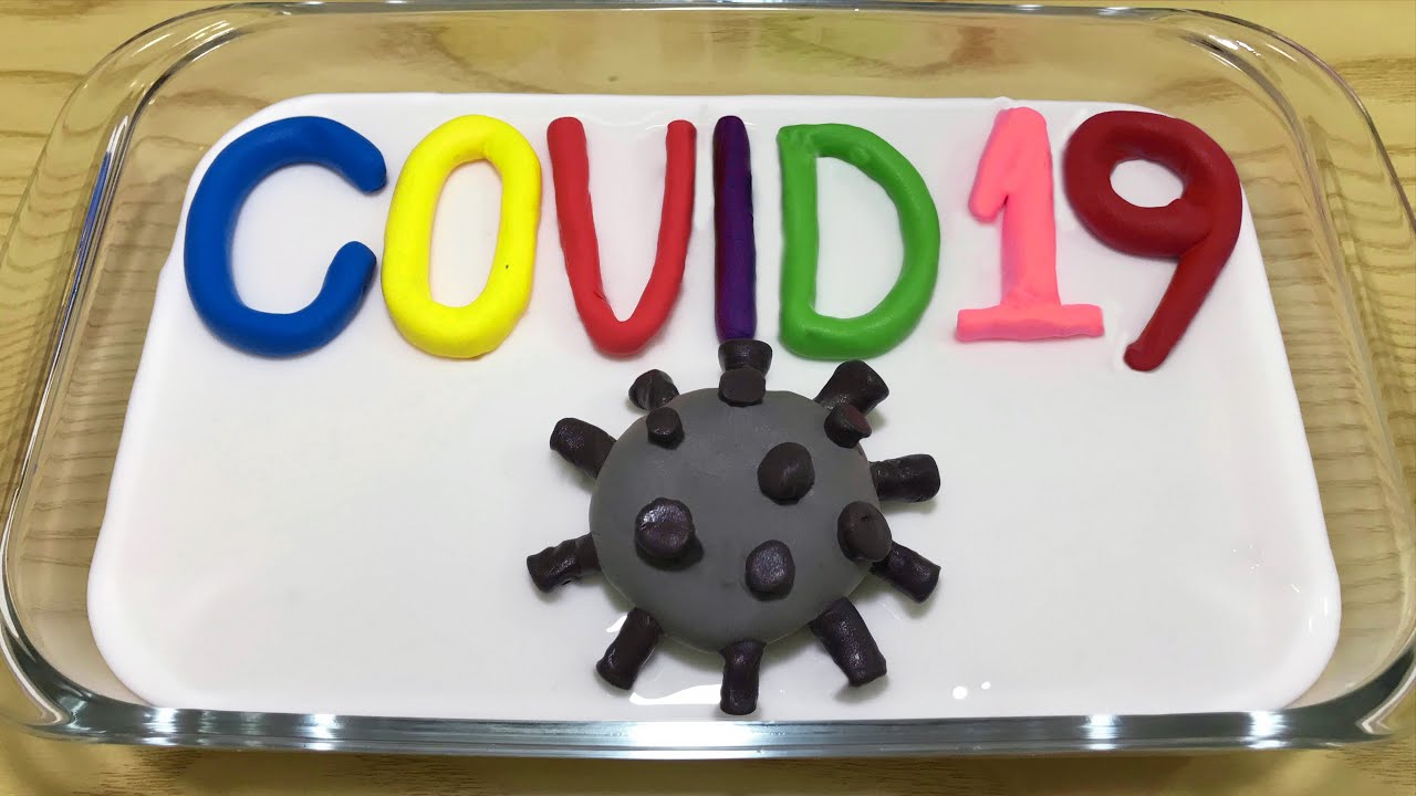 COVID-19 Slime||Mixing Slime With Random Things||Anti Virus||Iris Slime ...