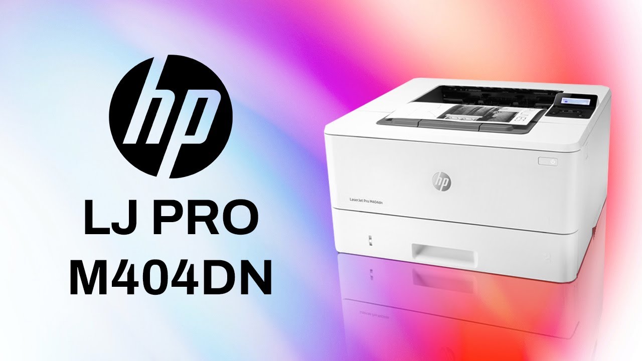 Présentation de l'imprimante HP M404DN - YouTube