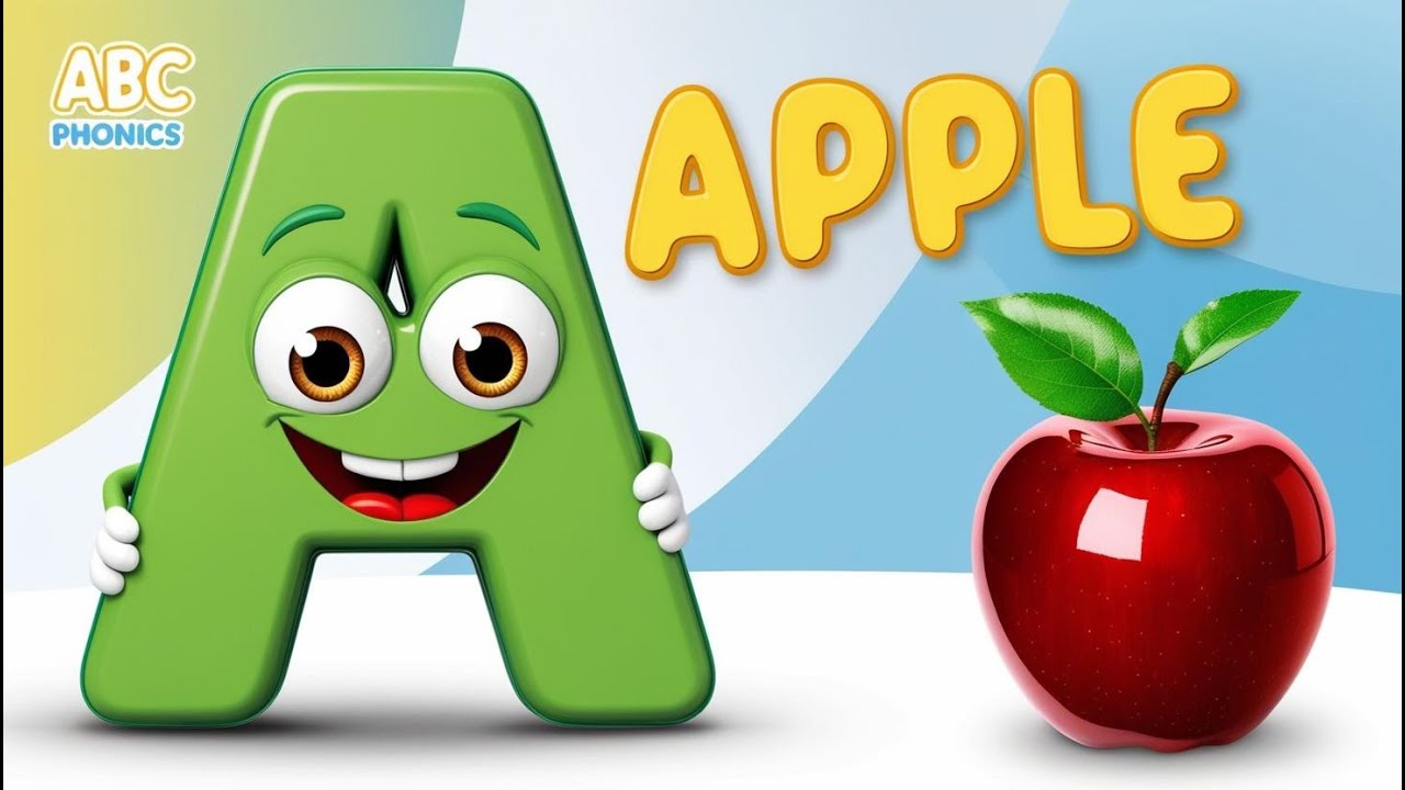 ABC Phonic Song - Toddler Learning Video | A for Apple | Nursery Rhymes ...