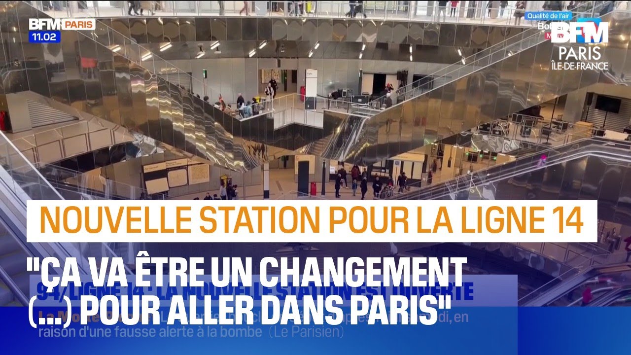 Ligne 14 du métro: la nouvelle station Villejuif - Institut Gustave ...
