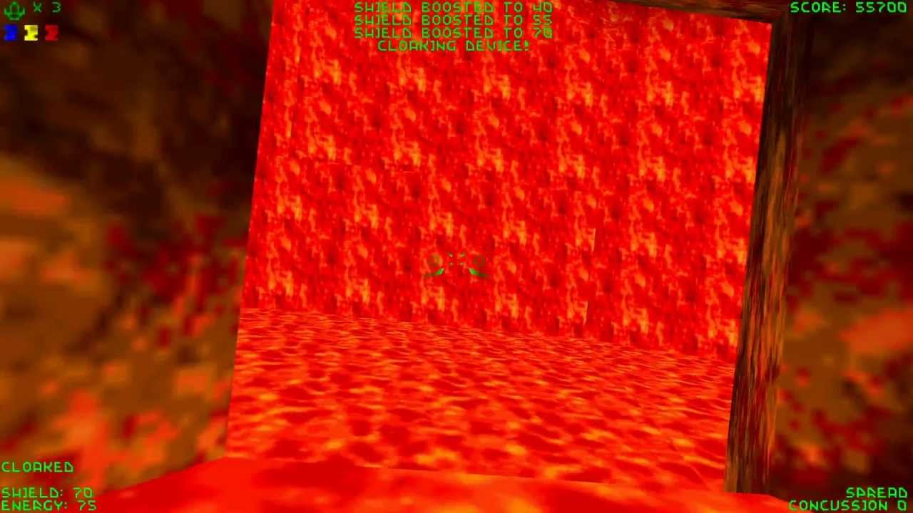 Descent 1 (1995) HD gameplay - YouTube