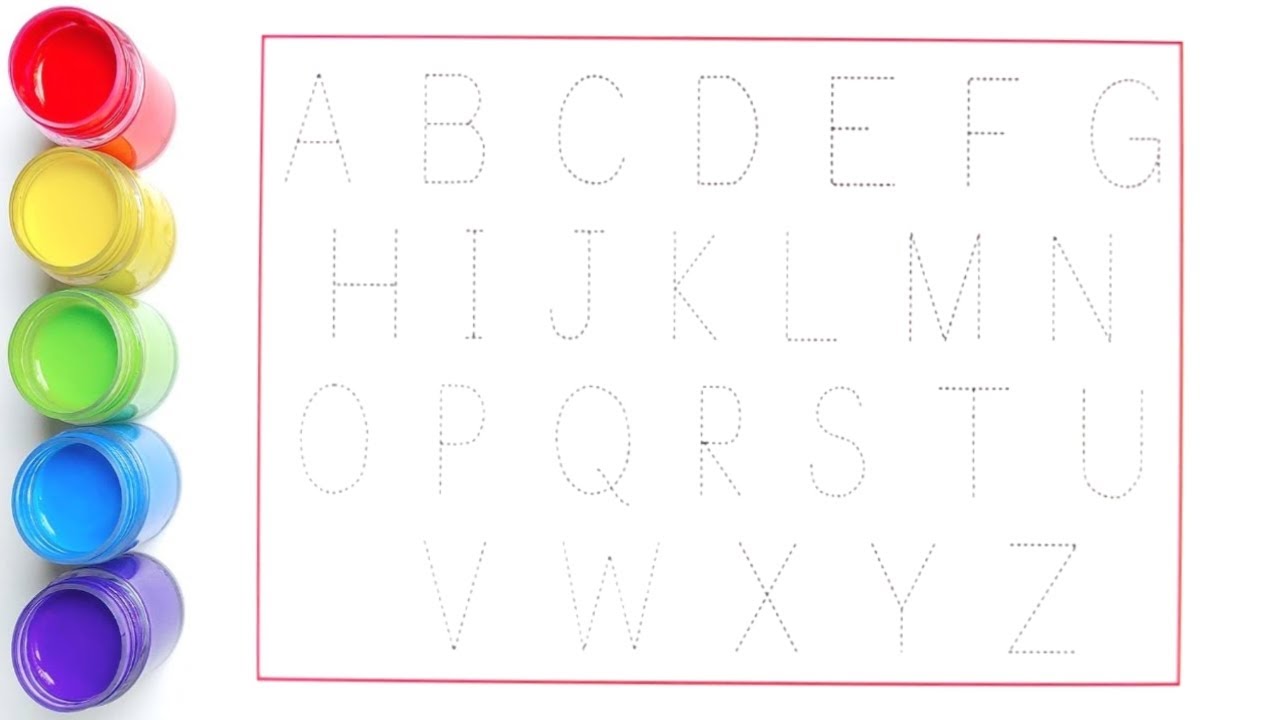 I trying to writing the alphabet, a to z, abcd, abc song - YouTube