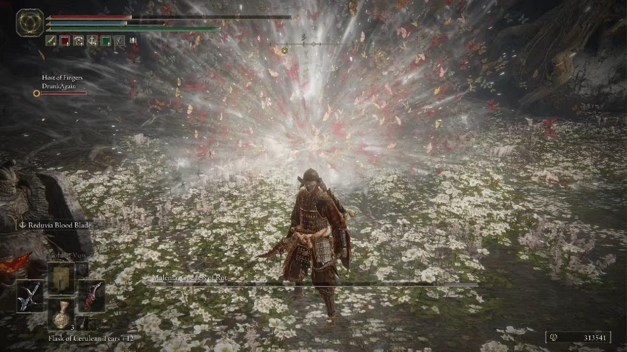 helping fellow tarnished beat malenia - YouTube