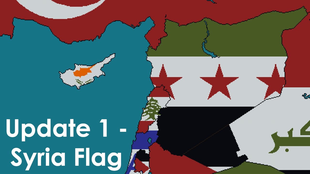 World Map In Minecraft - Update 1 - Syria Flag - YouTube