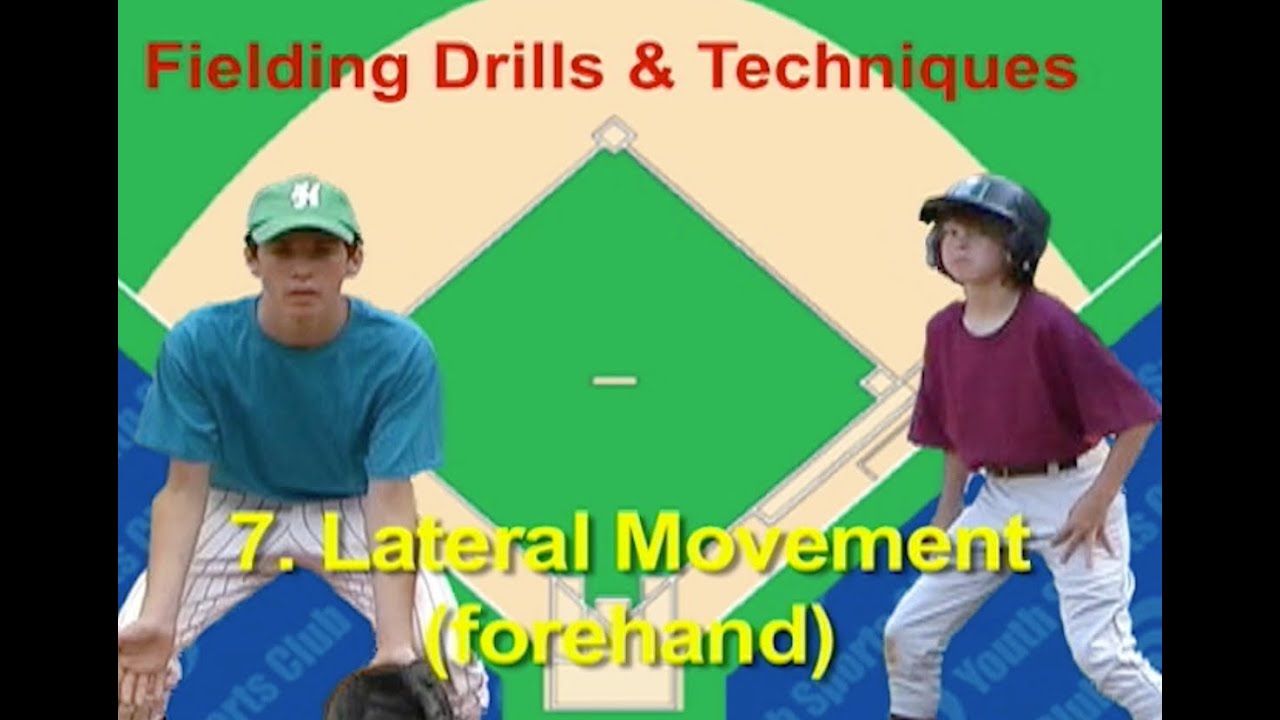 Baseball coaching: Fielding moving laterally to the forehand side it is ...
