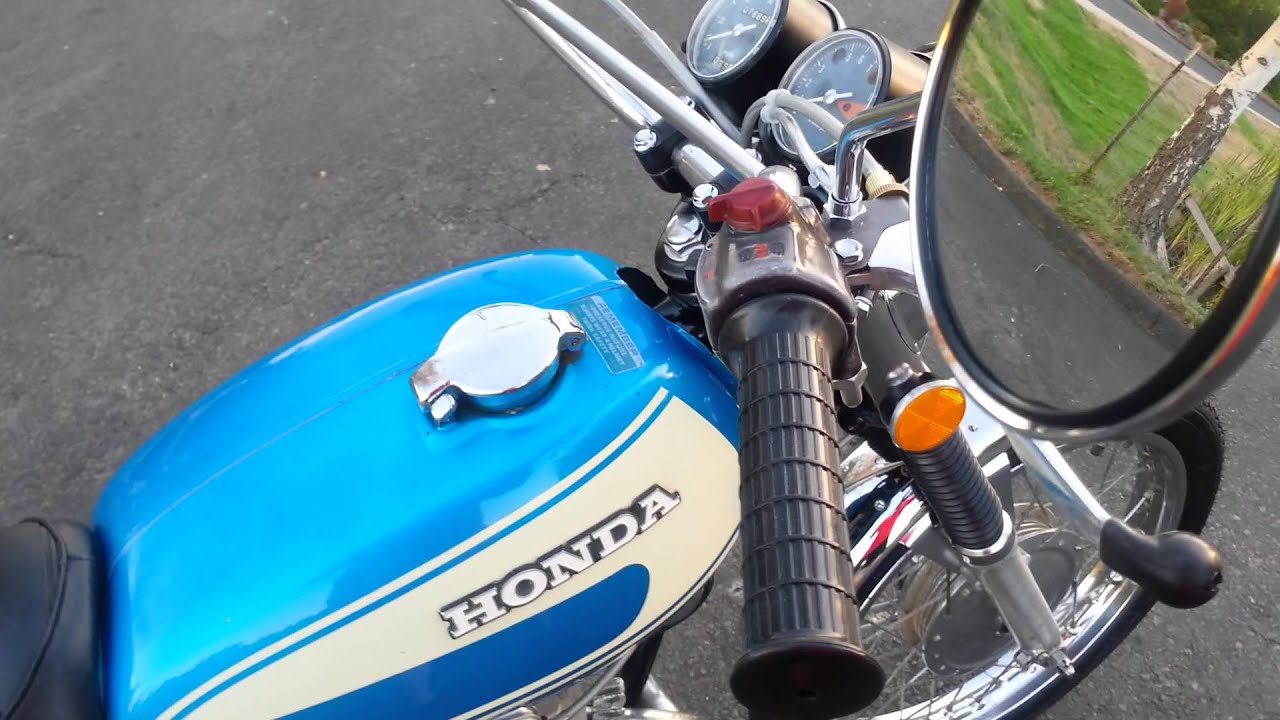 Rare restored 1974 Honda CL200. - YouTube