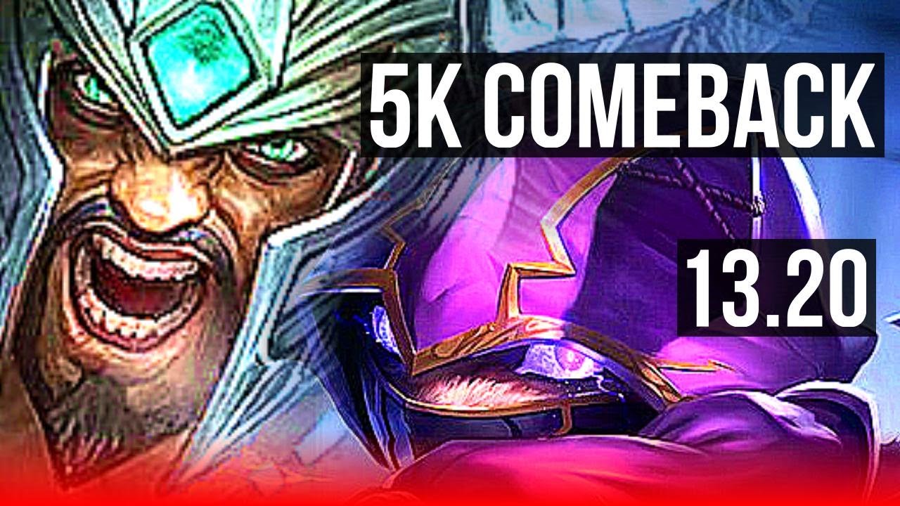 Tryndamere Vs Kennen Top Rank 2 Trynda Comeback Euw Challenger
