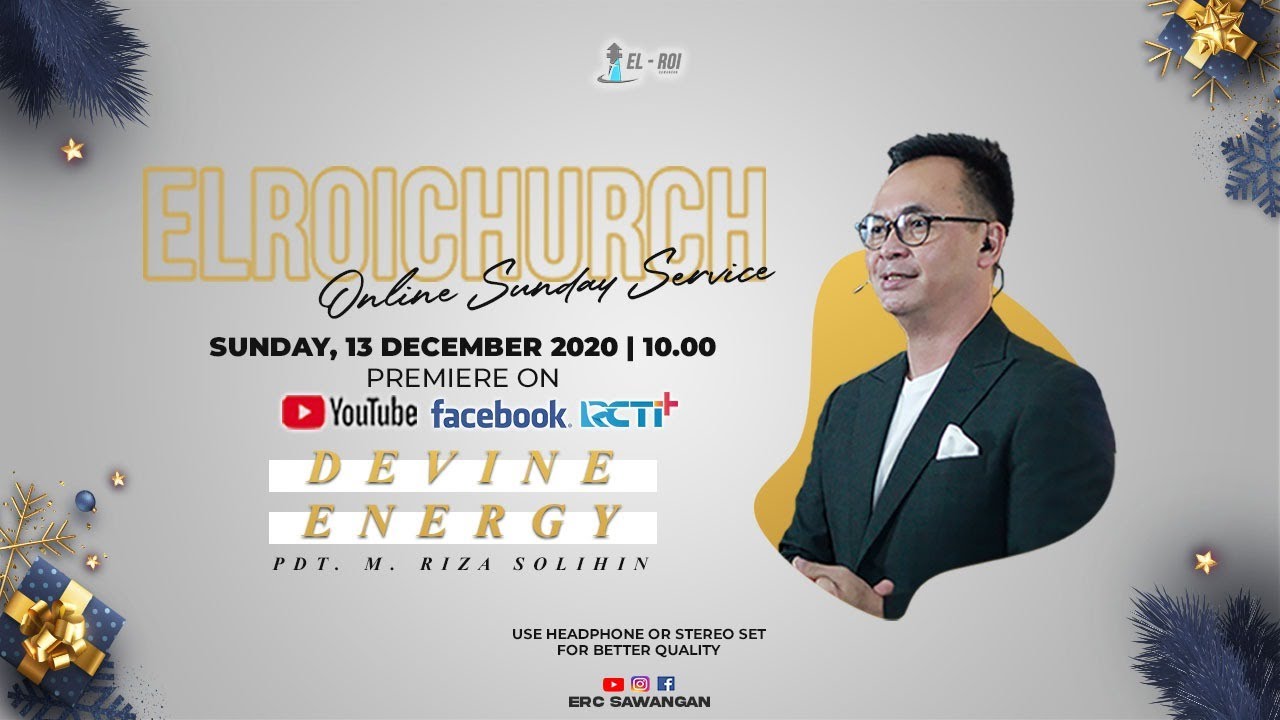 DIVINE ENERGY ~ PDT. M. RIZA SOLIHIN | Ibadah Online | 13 Desember 2020 ...