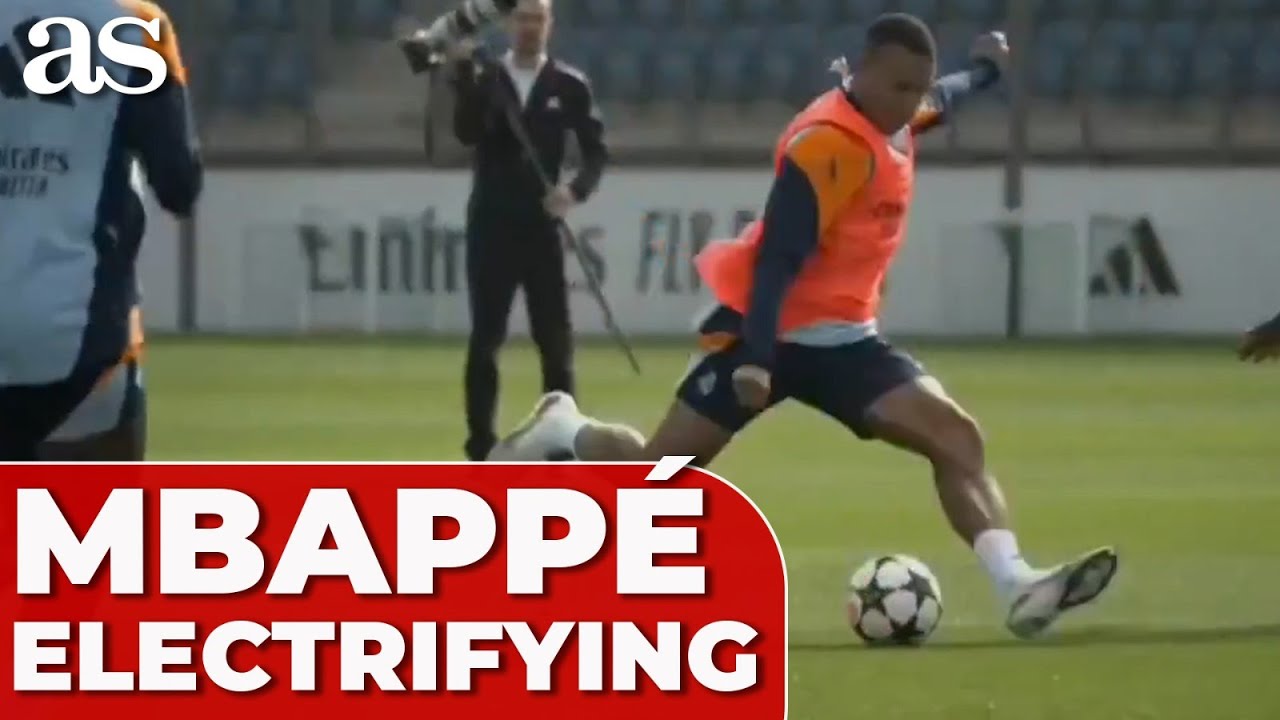 MBAPPÉ'S ELECTRIFYING TRAINING CLIP leaves MADRID FANS ASTONISHED - YouTube