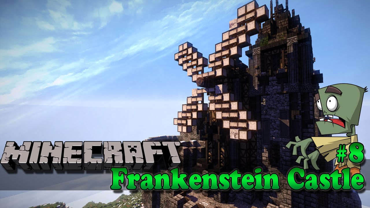Minecraft: Lets Build: Frankenstein Castle Part 8 WINDMILL - YouTube