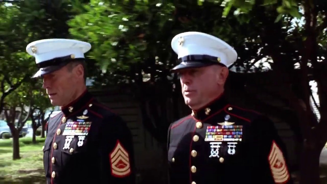 Heartbreak Ridge blues dress blue - YouTube