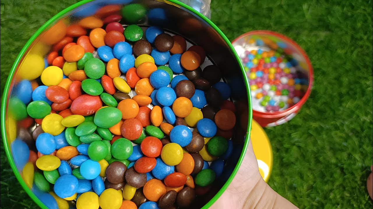 Surprise Candy Box ASMR 🎁M&M Crunch for Kids No Talking 🌈 #satisfying # ...
