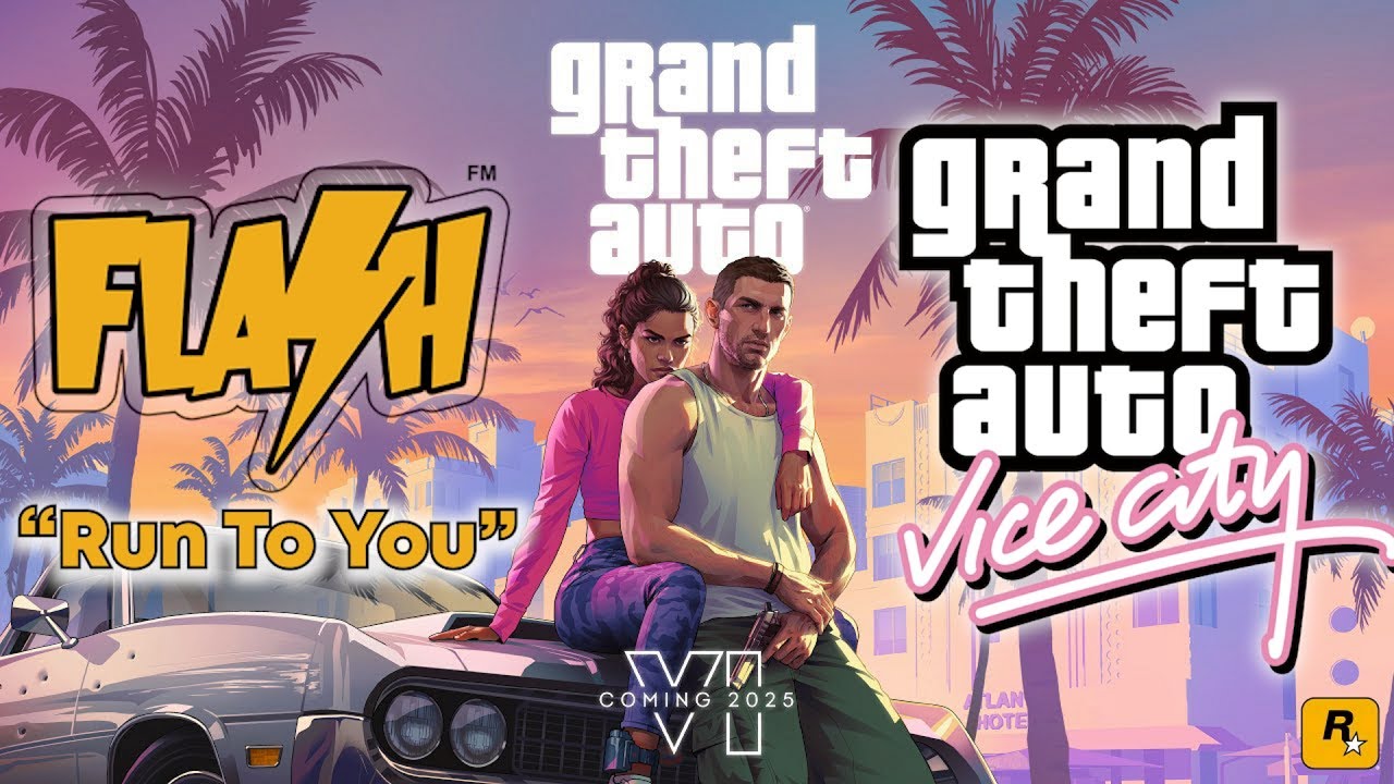 GTA VI Trailer but with GTA Vice City Radio Song "Run To You" - Bryan ...