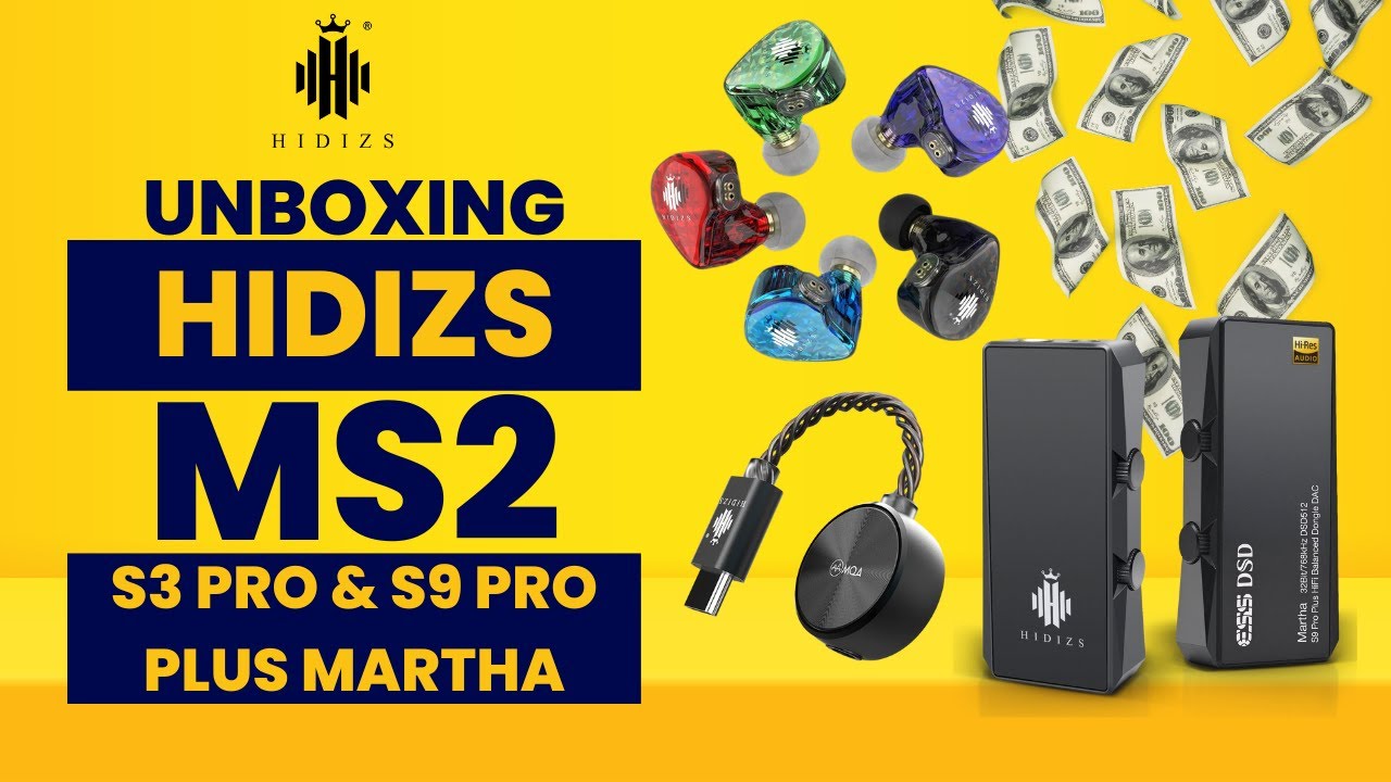 Kebutuhan Kuping 😘 - UNBOXING DONGLE HIDIZS S9 PRO PLUS, S3 PRO & IEM MS2 - YouTube