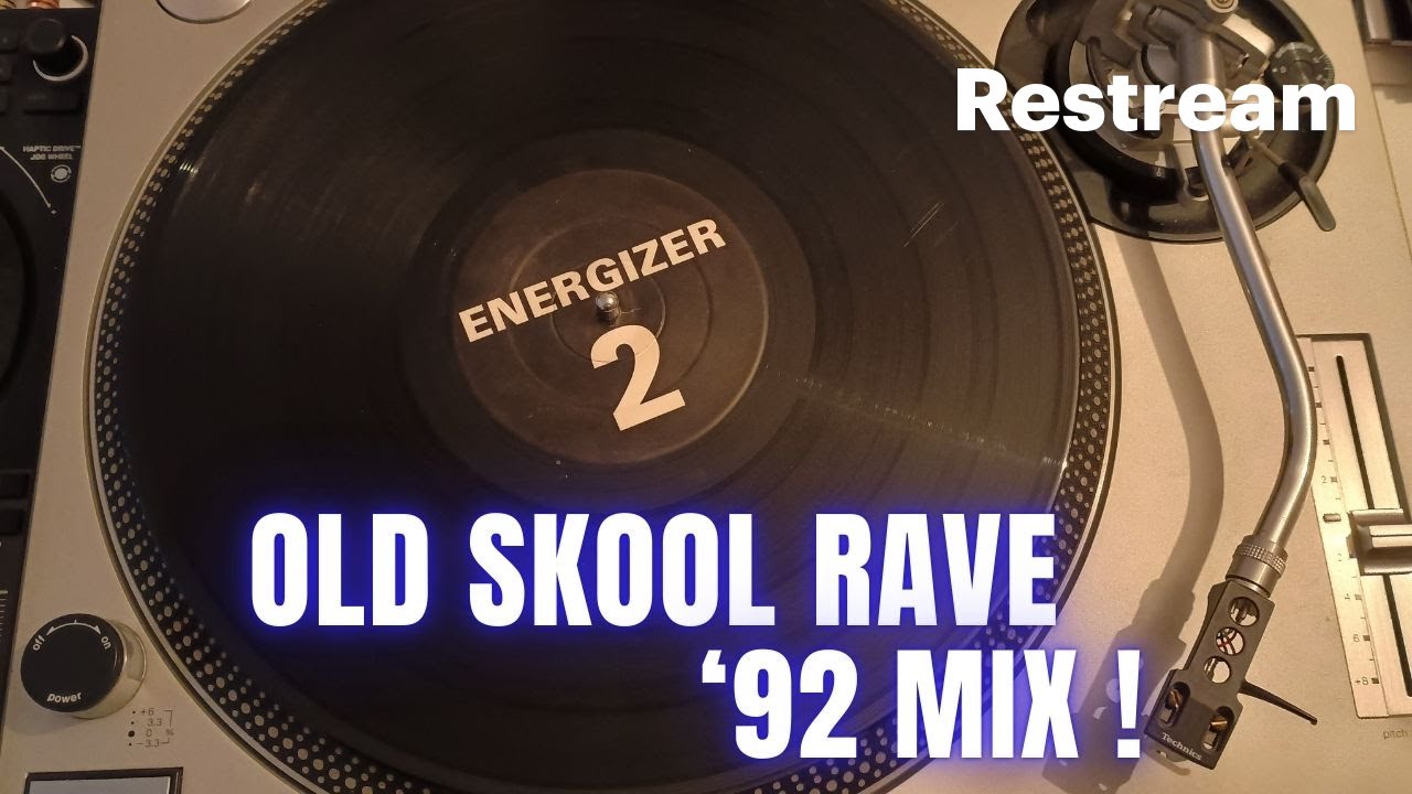 Old Skool Rave '92 on Vinyl - DJ Creativity Live Stream - YouTube
