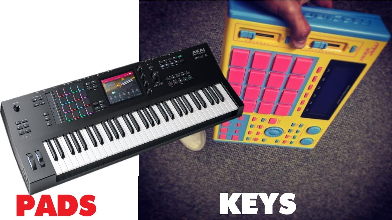 AKAI keys or MPC pads which ones ?? - YouTube