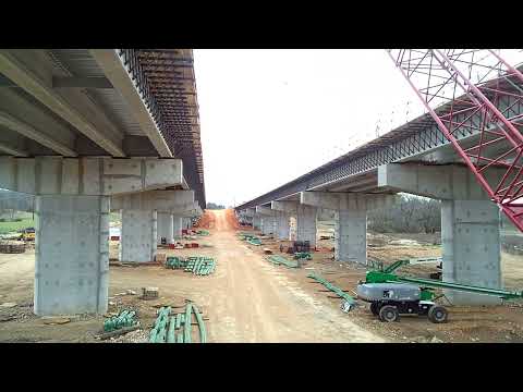 Springdale bypass under the bridge at Elm Springs - YouTube