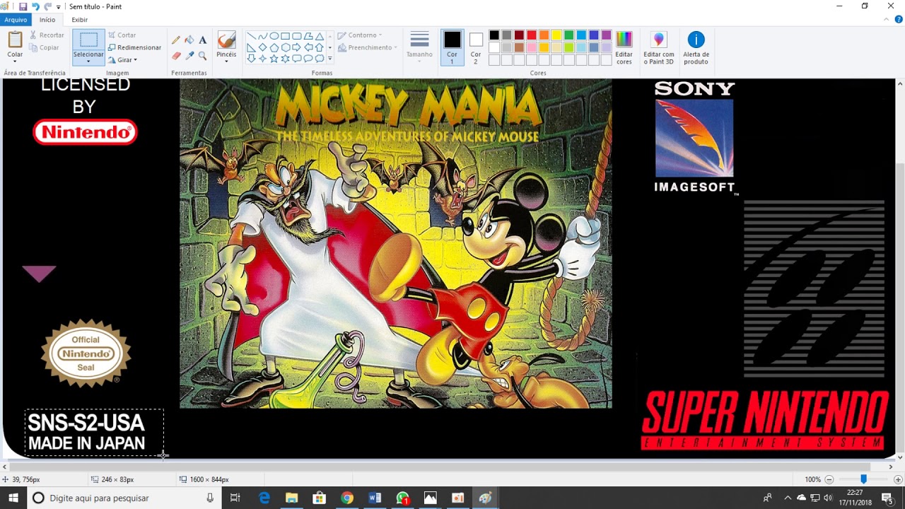 Como criar a sua própria label de SNES - YouTube