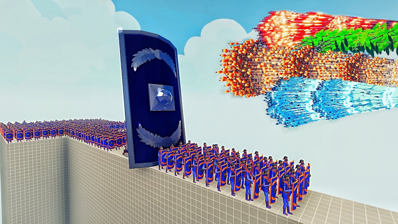 GIANT SHIELD + 100x SHIELD BEARER vs EVERY GOD - Totally Accurate ...