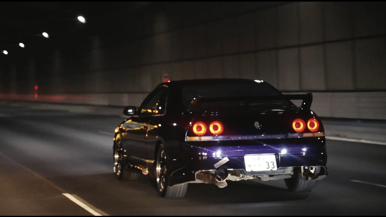 【JDM】Nissan skyline ecR33 in wangan. - YouTube
