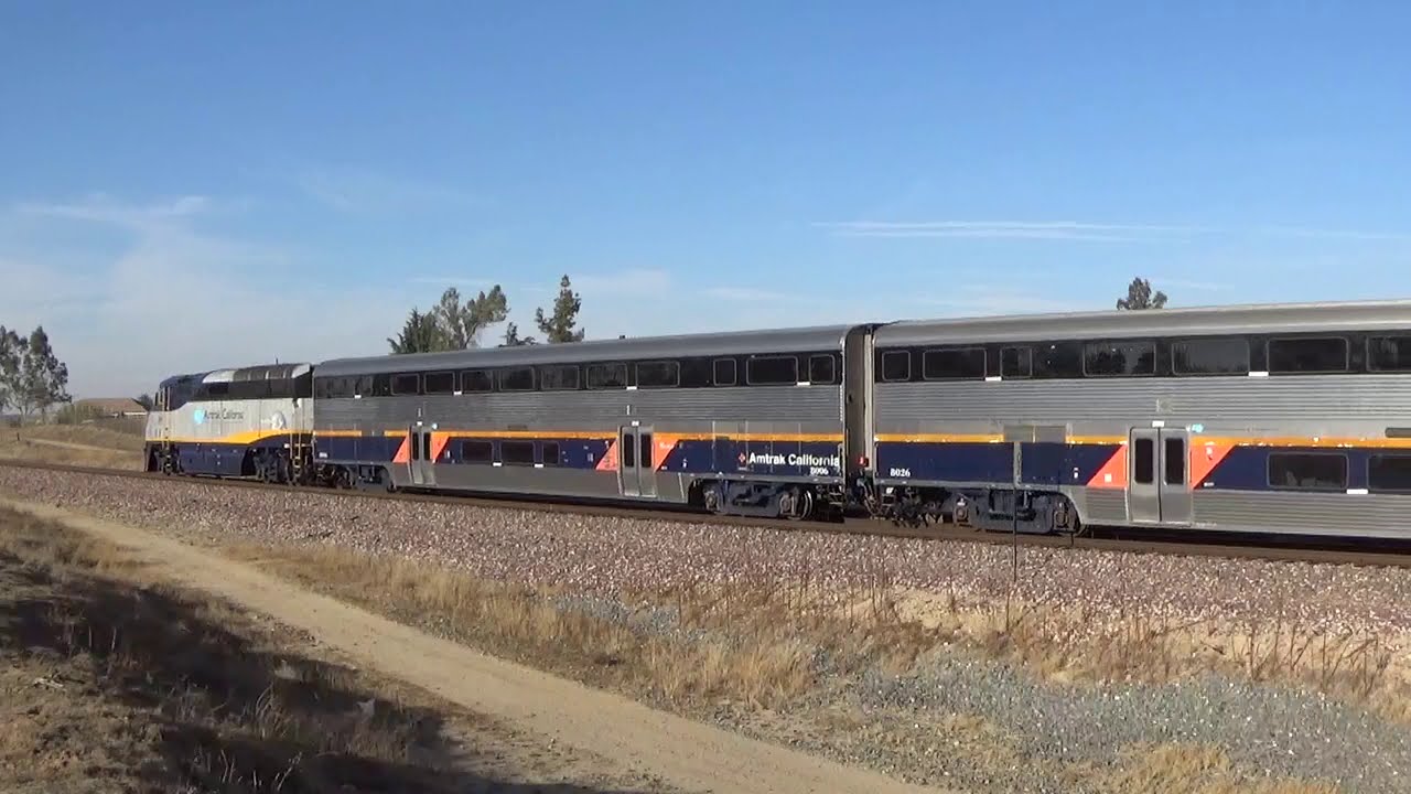 Amtrak Station–Railfanning Madera, CA - YouTube