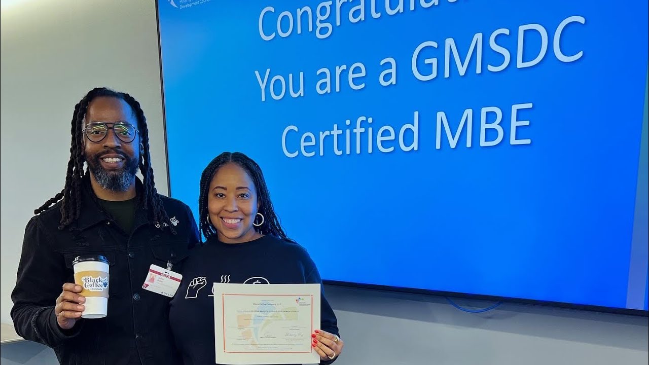 Officially MBE Certified!! Thanks to our hosts GMSDC/NMSDC. - YouTube