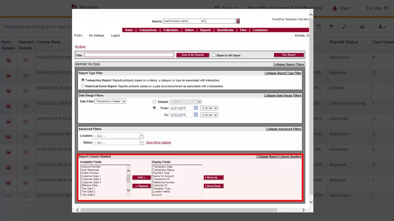 Overview of the SmartPay Business Interface for Merchant Users - YouTube