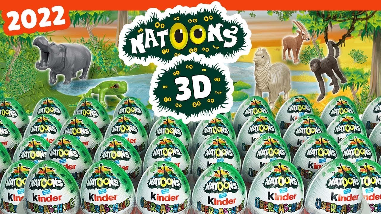 NEW NATOONS 3D 2022 Kinder Surprise Natoons NEW NATOONS 3D 2022 Kinder Surprise Natoons